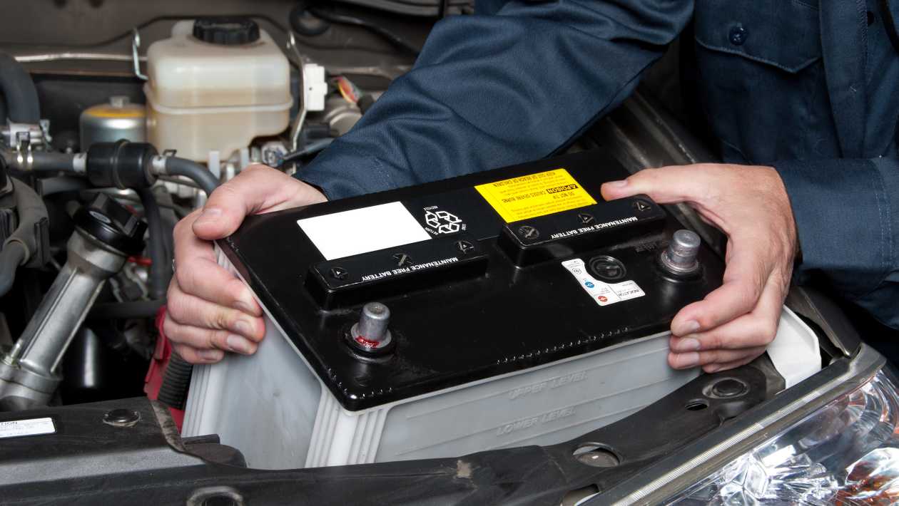 Car batteries store